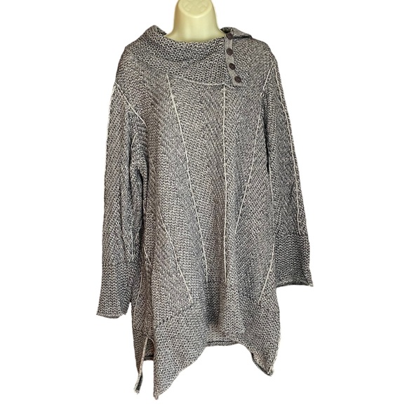 eight eight eight | Sweaters | Eight Eight Eight Woman Gray Long Cotton ...